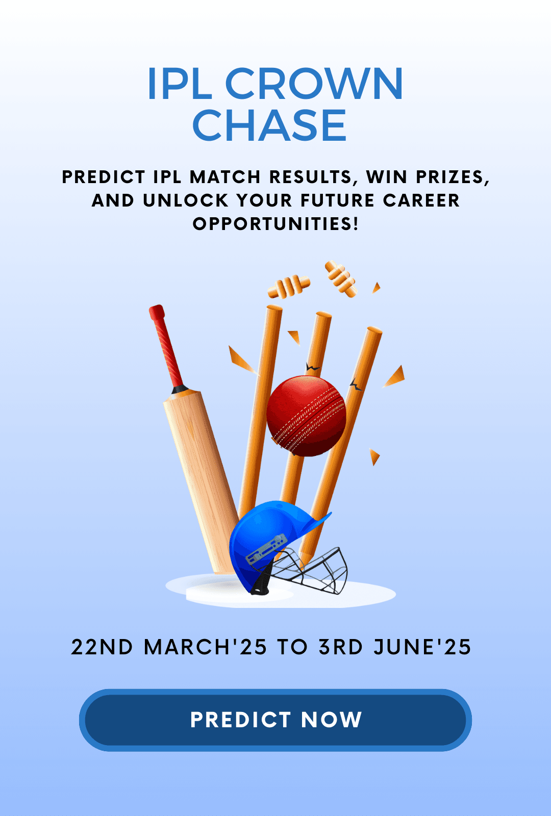 IPL crown chase popup
